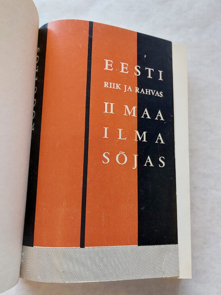 Eesti riik ja rahvas teises maailmasõjas XI. 1964 - Raamaturinglus ...