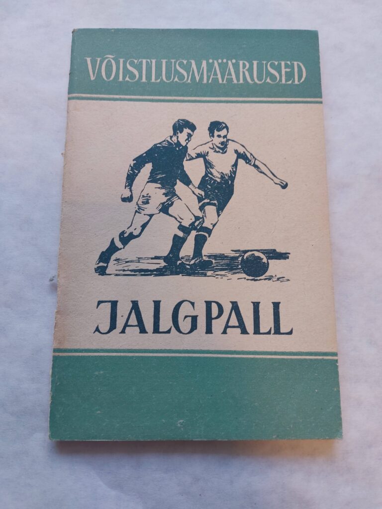 Jalgpall Võistlusmäärused. 1959 - Raamaturinglus - Kasutatud raamatud