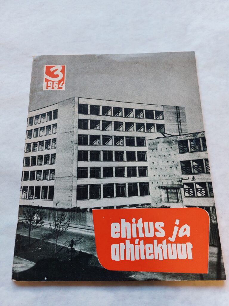Ehitus ja arhitektuur 1964/3 - Raamaturinglus - Kasutatud raamatud