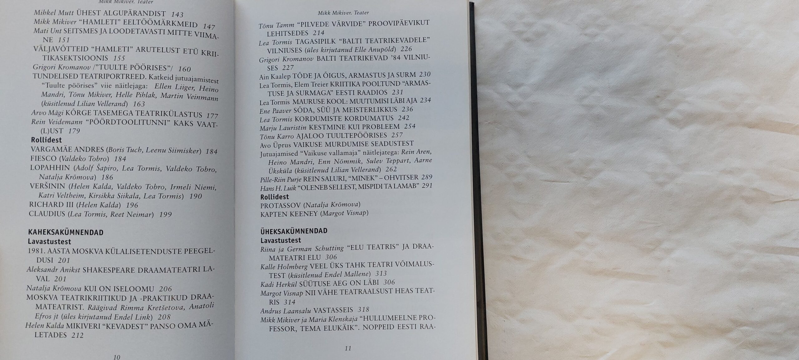 Mikk Mikiver. Teater. 2008 - Raamaturinglus - Kasutatud raamatud